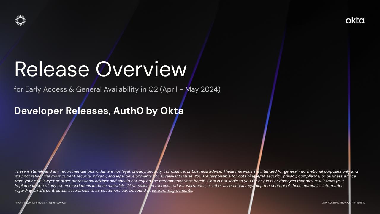 New Releases, Curated for Developers | Auth0